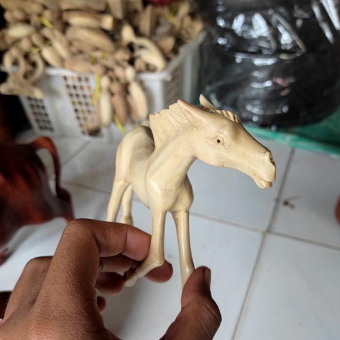 Jual Patung Kuda/Patung Kuda Kayu/Miniatur Kuda/Kuda Mini/Dekorasi ...