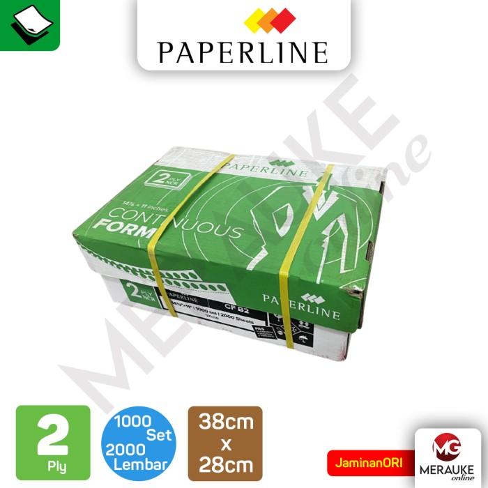 Jual Continuous Form Besar Paperline 2 Ply B2 Putih (1000 set per Box ...