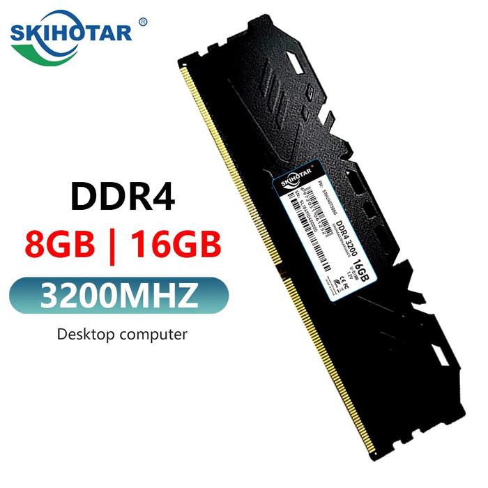 Jual SKIHOTAR DDR4 Desktop Ram 16GB 8GB 2666MHZ 3200MHz Desktop Gaming ...