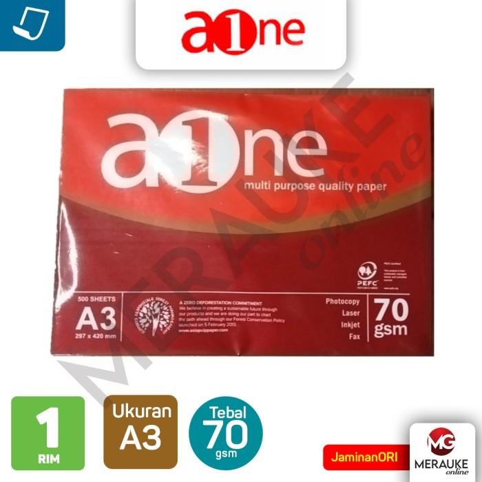 Jual Kertas HVS AONE A3 70gsm Isi 500 Lembar - Kota Bandung - Merauke ...
