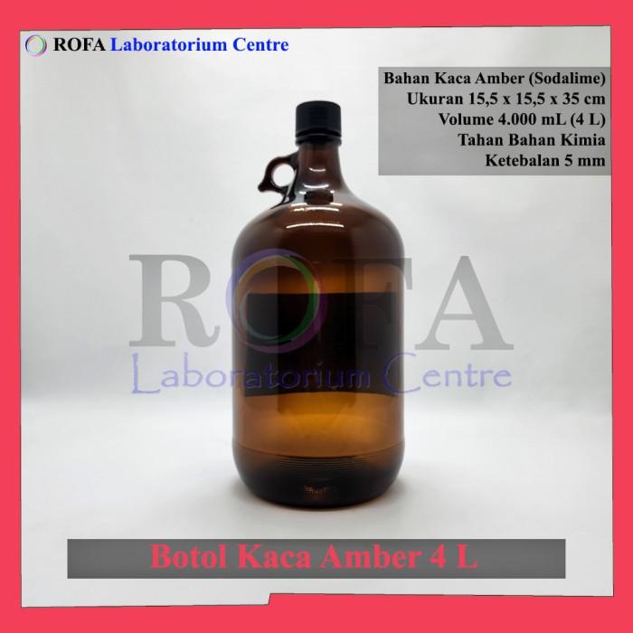 Jual Botol Reagen / Botol Kaca Amber / Botol Kimia / Botol Larutan 4000 ...