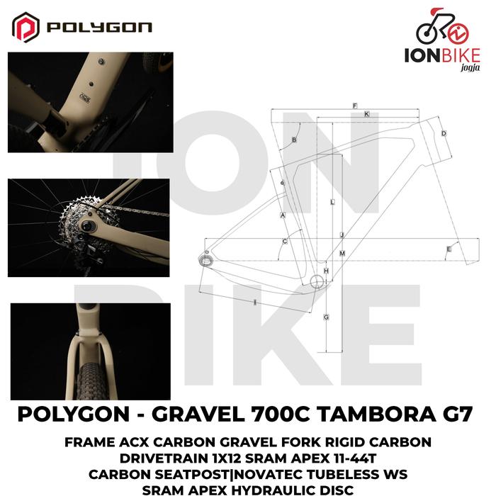Jual Sepeda Gravel 700c Polygon Tambora G7 700 Roadbike Road Bike Bend ...