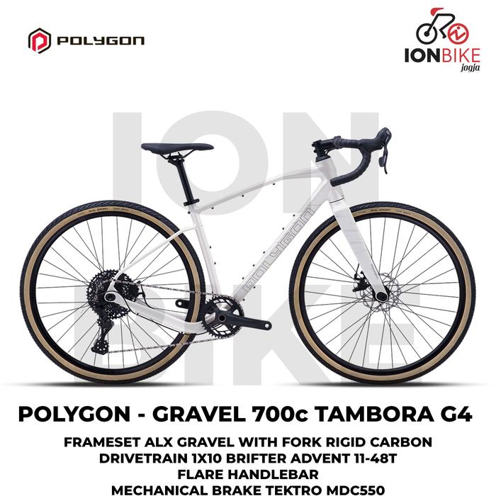 Jual Sepeda Gravel 700c Polygon Tambora G4 700 Roadbike Road Bike Bend ...