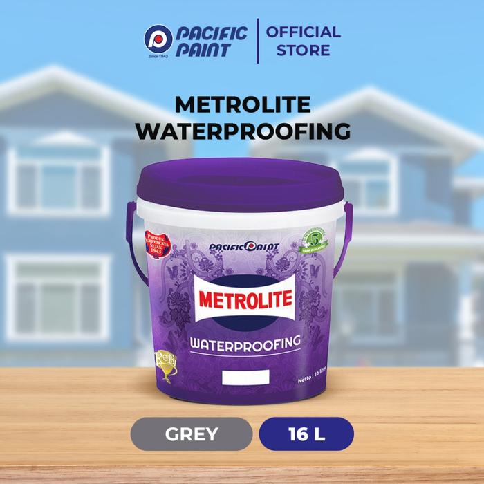 Promo Metrolite Waterproofing-Cat Dinding Eksterior- GREY-16liter Cicil ...