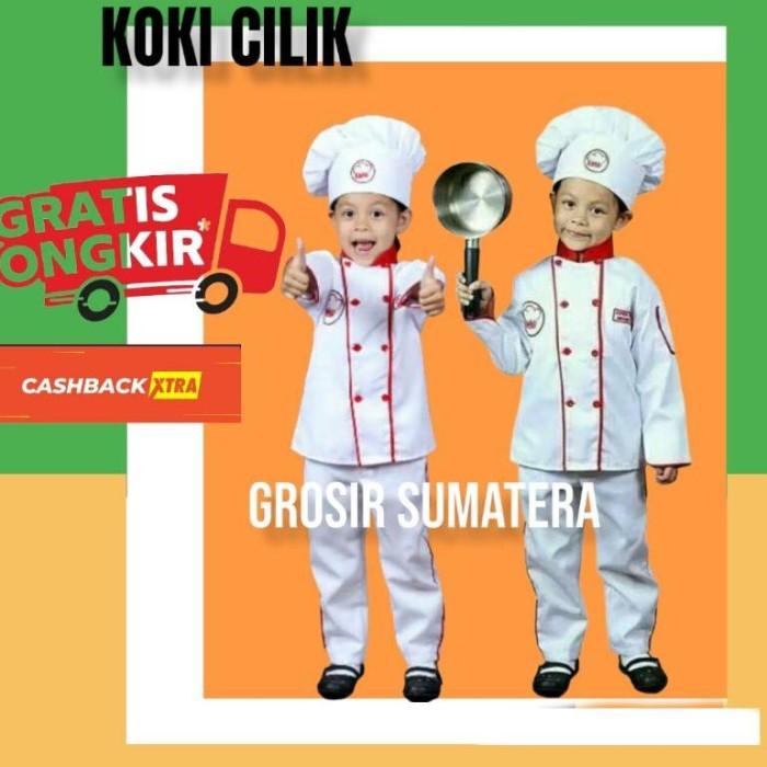 Jual sale KOKI ANAK SERAGAM PROFESI KOKI ANAK MASTER CHEF / SERAGAM ...