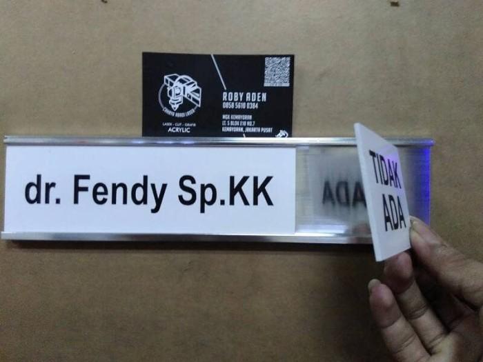 Jual PAPAN NAMA RUANG MODEL 2 SLIDE / GESER ACRYLIC & ALUMUNIUM - Kota ...