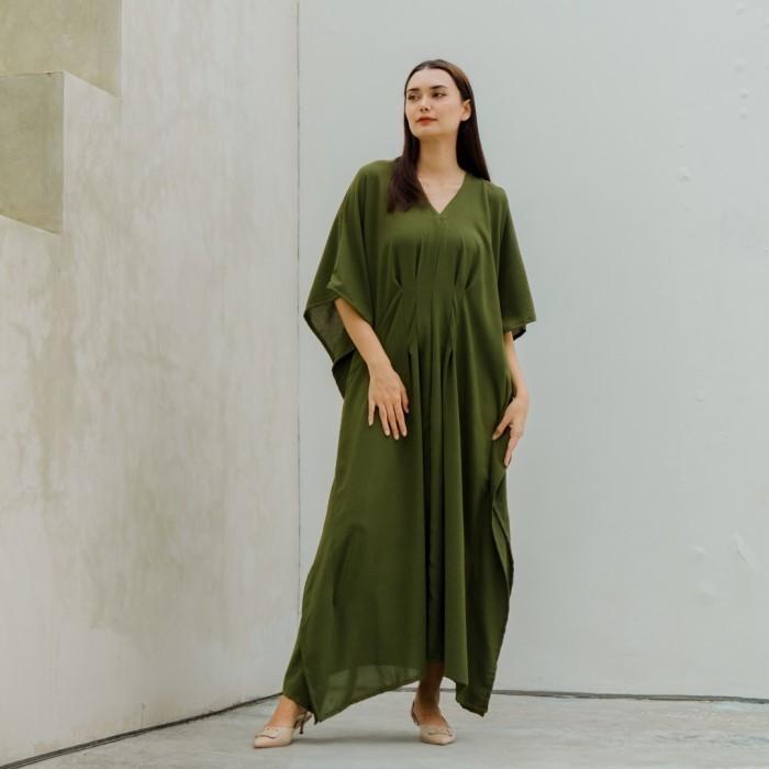 Promo Bianca Basic Kaftan Pesto Green - Crinkle Airflow Nyaman Hijau - Kab. Badung - Heart Beads ...