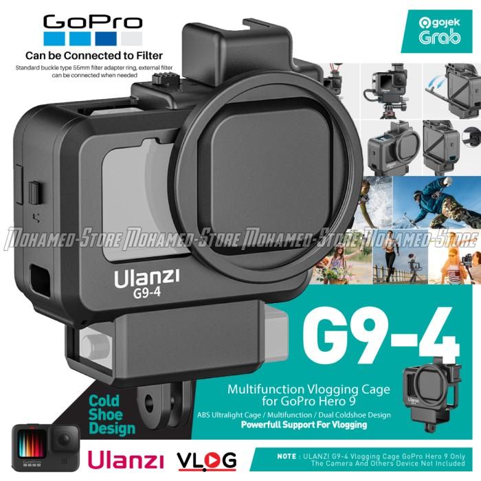 Jual ULANZI G9-4 Vlog Case for GoPro Hero 9 10 Protect Casing Frame Housing - Jakarta Barat ...