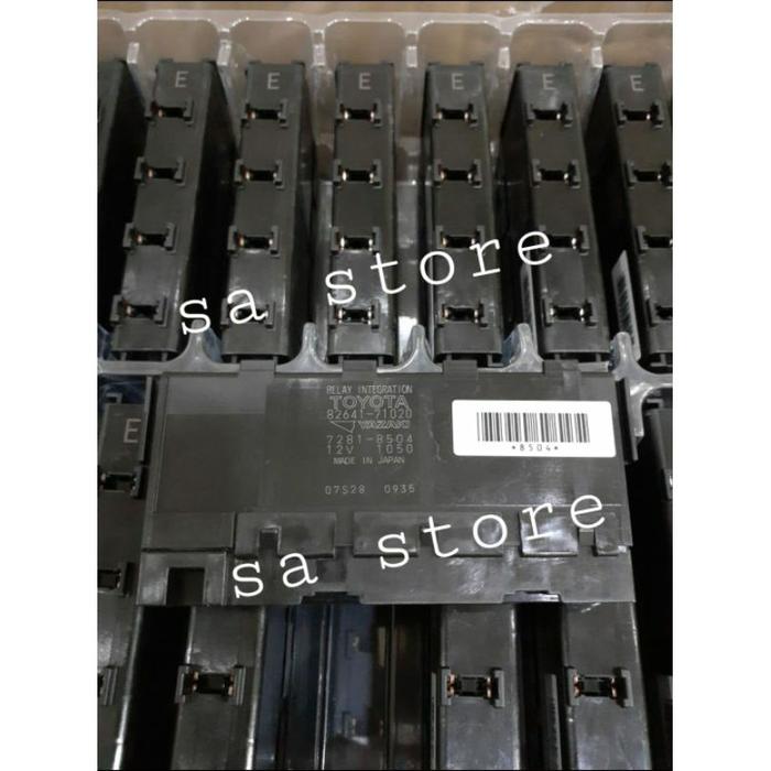 Jual relay integration box sekring original Toyota Innova Fortuner ...