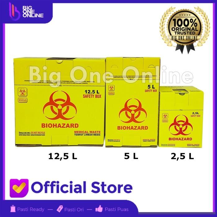 Jual Terhemat Medical Safety Box Biohazard, Kotak Limbah Medis ...