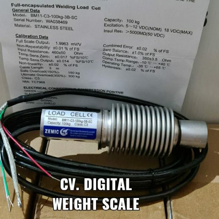 Jual load cell bending beam zemic BM11 cap 50kg Best - Kota Surabaya - Pusat Teknik & Genset ...