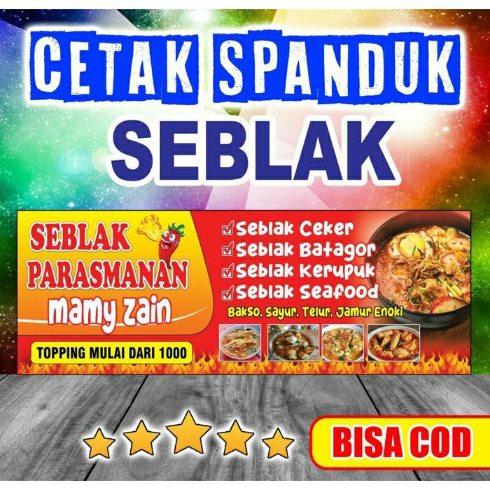 Jual Best Seller !! spanduk seblak | banner sebalak | spanduk jualan ...