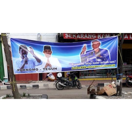 Jual Premium !! Spanduk Caleg 2024 UKURAN 4 M X 1M | Spanduk Kampanye ...