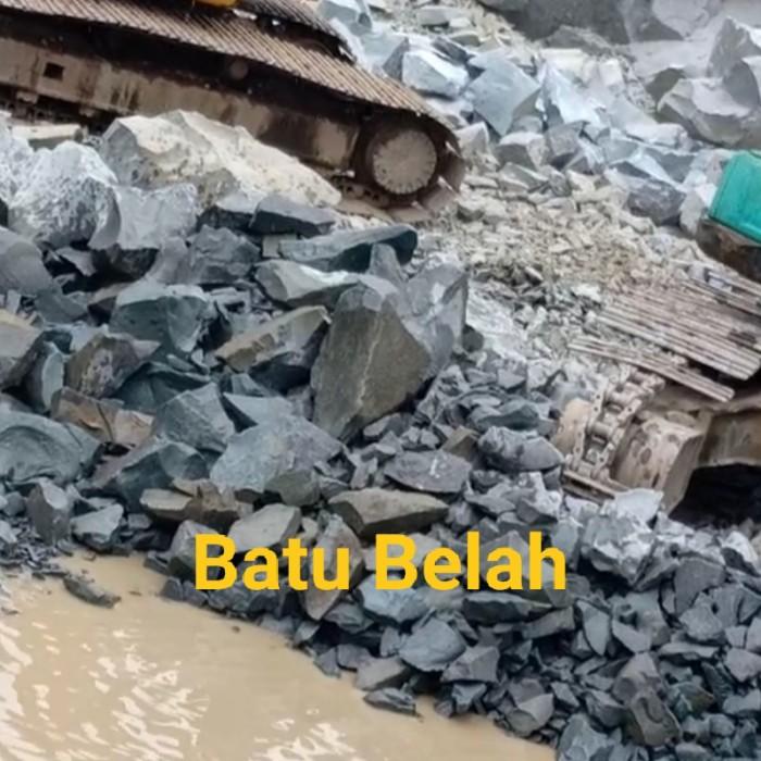 Jual BATU BELAH TURAP (23 M3) BATU KALI PONDASI BRONJONG TAMAN PREMIUM ...