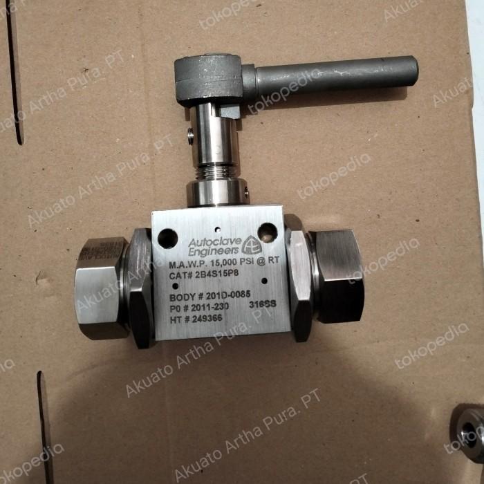 Jual Ball Valve 2 way 1/2" Female NPT.Autoclave Best - Kota Surabaya ...