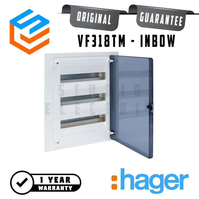 Jual Hager Kotak Box MCB Inbow Tanam VF318TM Transparant 54 Modul ...