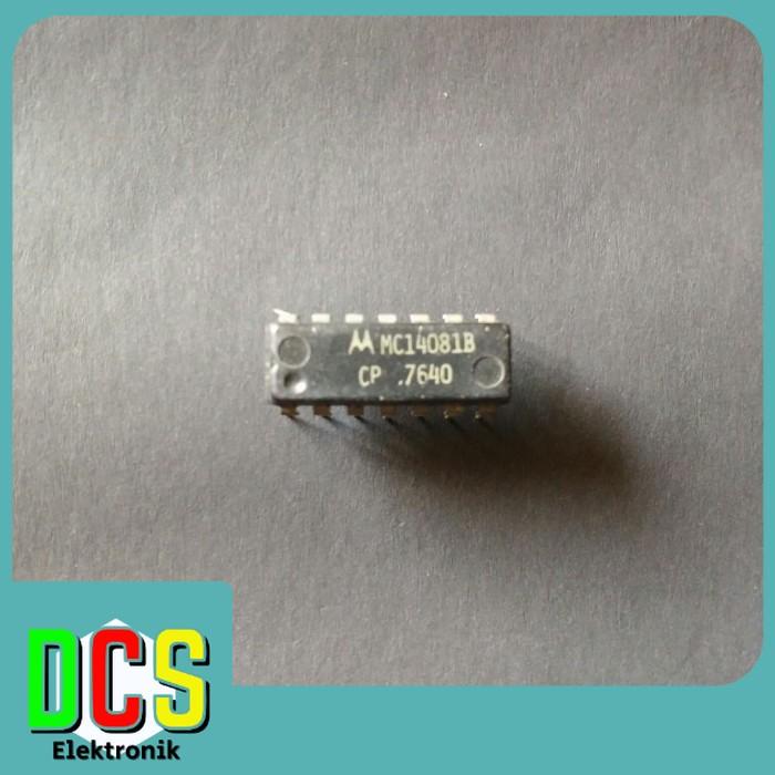 Jual IC 4081 MC14081 CD4081 DIP Quad 2-Input AND Gate - Kota Bandung ...