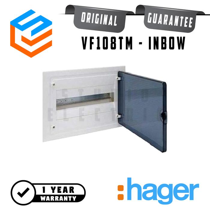 Jual Hager Kotak Box MCB Inbow Tanam VF108TM Plain 8 Modul / Group ...