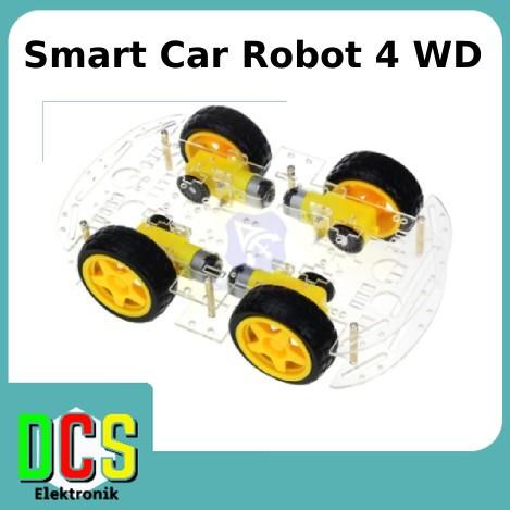 Jual KIT SMART CHASSIS CHASIS 4WD ROBOT CAR MOBIL ARDUINO - Kota ...