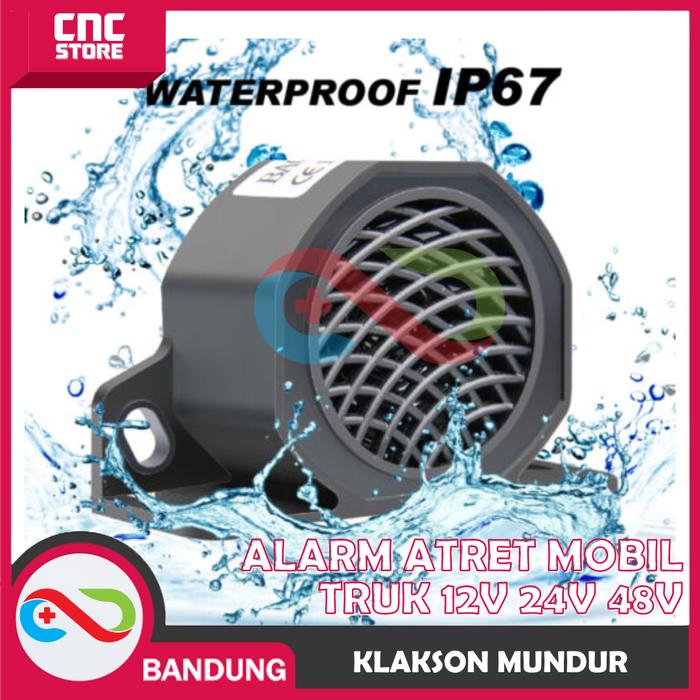 Jual KLAKSON MUNDUR BACK BUZZER ALARM ATRET MOBIL TRUK 12V 24V 48V ...