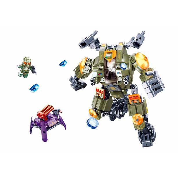 Jual Sluban Brick Mecha Dire Wolf Assault Robot Atomic Storm M38-B0911 ...