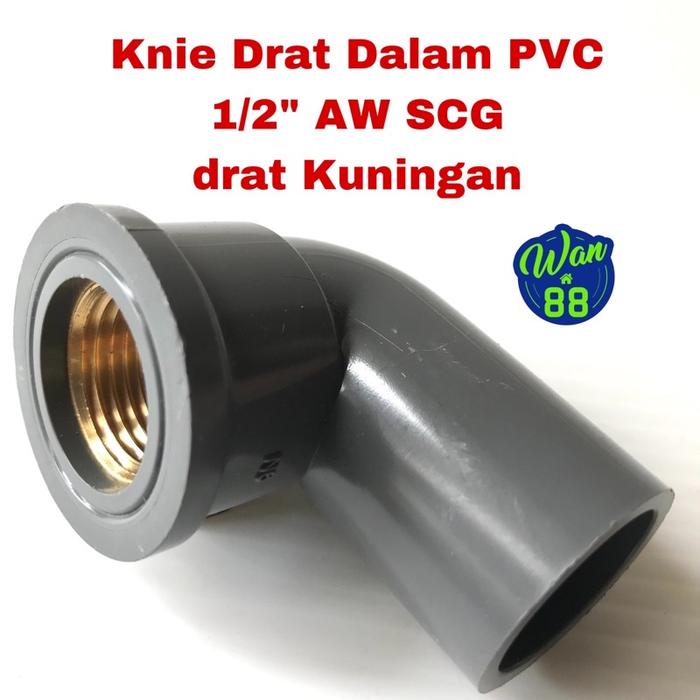 Jual Knie Drat Dalam PVC 1/2” AW SCG drat Kuningan - Kota Surabaya - MasterChef | Tokopedia