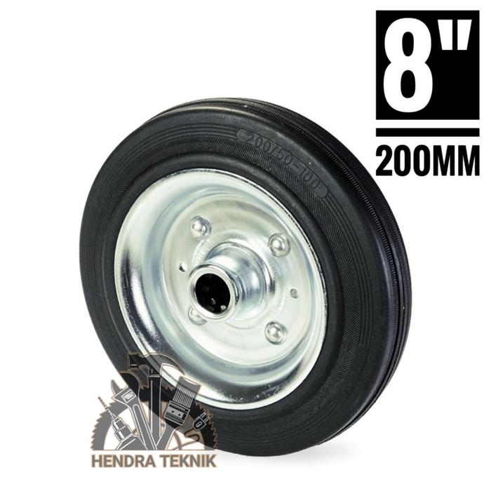 Jual Roda Karet 8" Roda Saja Roda Troli 8 Inch Roda Tanpa Rumah 200Mm ...