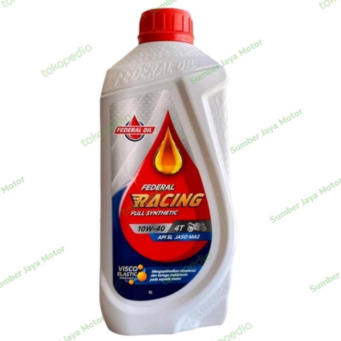 Jual Promo ! Oli Federal Racing 10W/40 Fully Sintetic 1 Liter - Kota ...