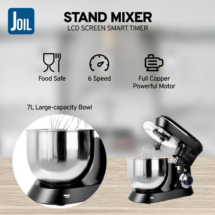 Jual Stand Mixer Duduk Kue, Roti, & Donat 7 Liter Dengan Timer - Joil ...