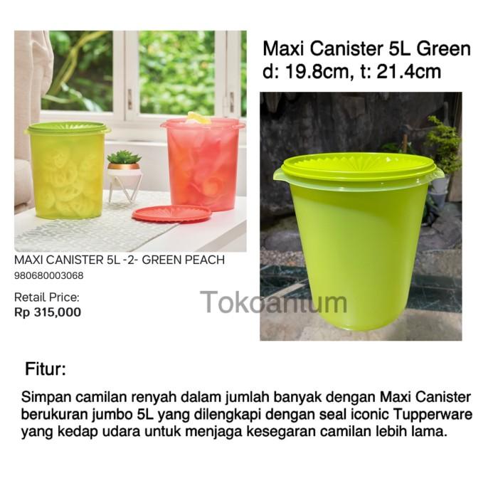 Jual (LY334) Toples besar Tupperware Maxi Canister ukuran 10 Liter ...