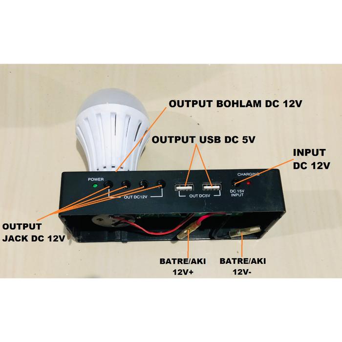 Jual Modul Module Emergency Box 12V Converter Dc To Dc Out Usb ...