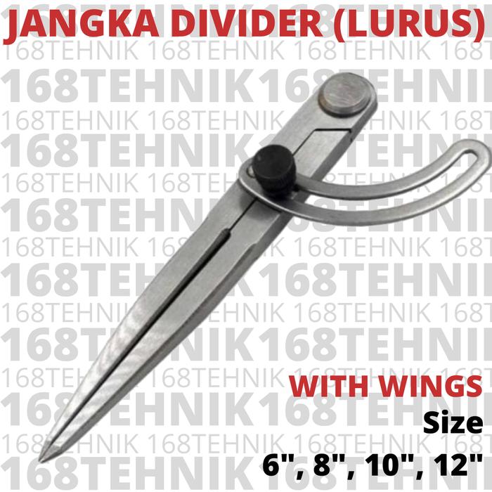 Jual JANGKA BESI 6" JANGKA LURUS SAYAP 6 inch WING COMPASS CALIPER 6 INCH - Jakarta Barat ...