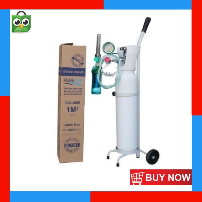 Jual newTabung Oksigem 1M3 Lengkap/Tabung Oksigen 1m3 Regulator Trolley - Jakarta Timur - jeremy ...
