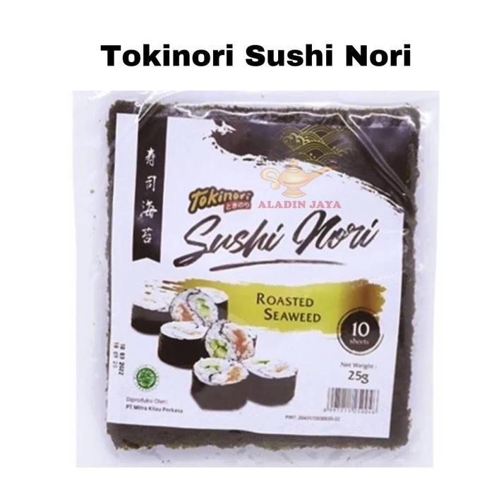 Jual Tokinori Sushi Nori Roasted Seaweed 25 Gr -10 s x 100 - Kota ...