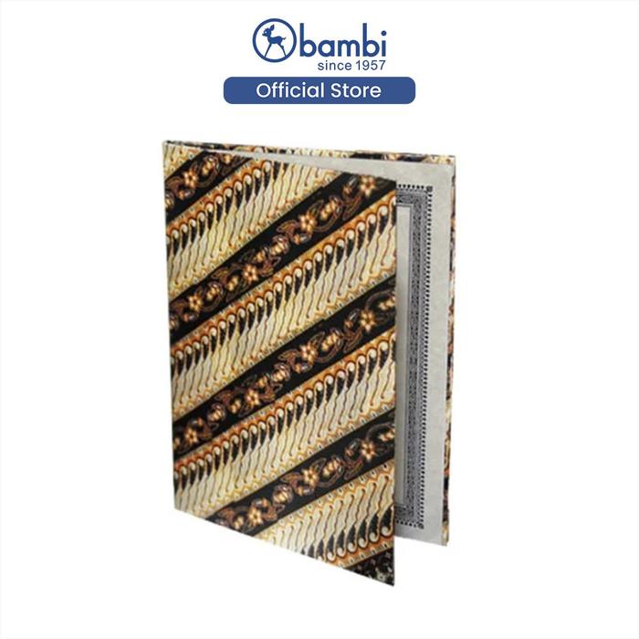 Jual Bambi Map Sertifikat A4 Kain Batik / Map Sertifikat / Cover ...