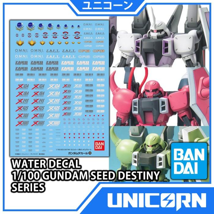 Jual Water Decal 36 MS Gundam Seed Destiny Series 1/100 [Blaze zaku ...