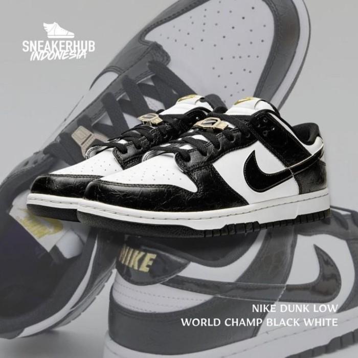 Jual NIKE DUNK LOW WORLD CHAMP PANDA BLACK WHITE BW - 44 - Kota ...