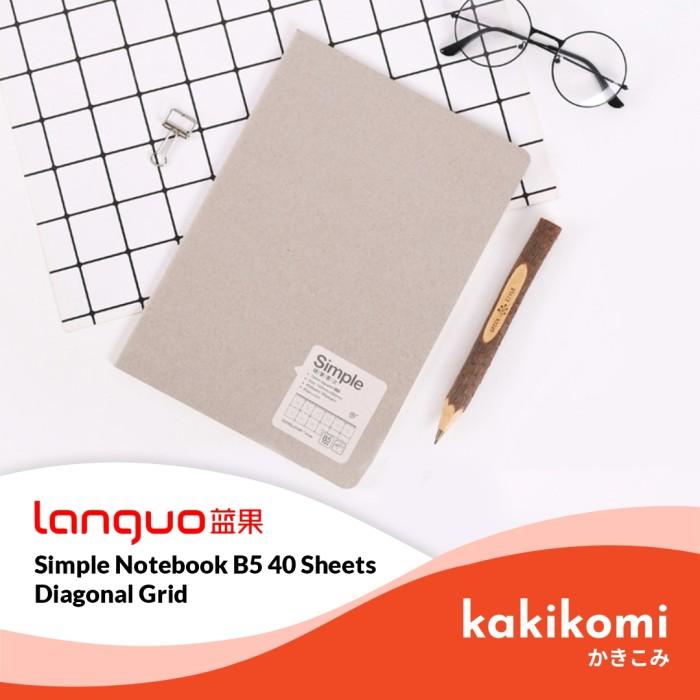 Jual Buku Tulis B5 Languo Simple Series Halaman Diagonal 40 Sheets ...
