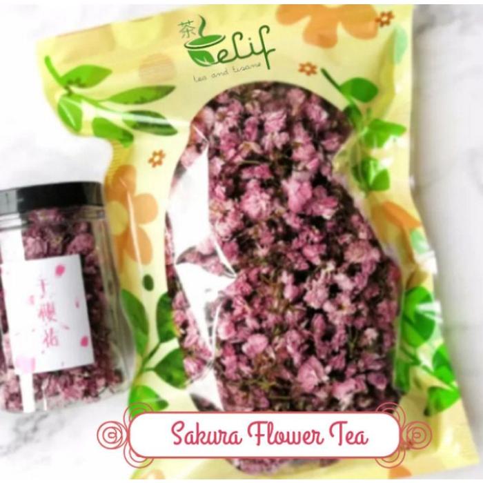 Jual Sakura Tea : Japanese Salted Sakura Cha Pink Cherry Blossom Tea ...