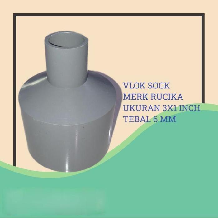 Jual VLOK SOCK 3 X 1 INCH RUCIKA AW / REDUCER 3X1 INCH - FITTING PIPA ...