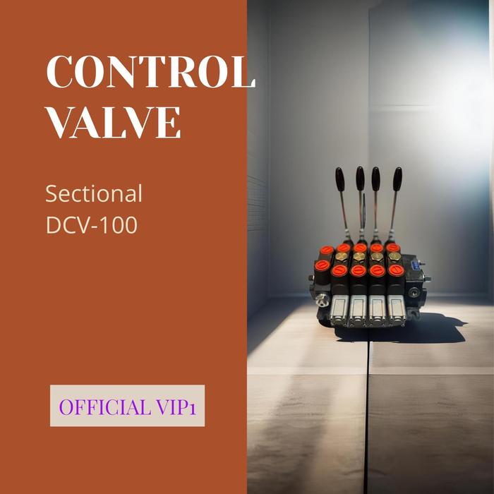 Jual CONTROL VALVE SECTIONAL PORT 3/4" 100 LPM DCV 100-4 BANK G3/4 ...