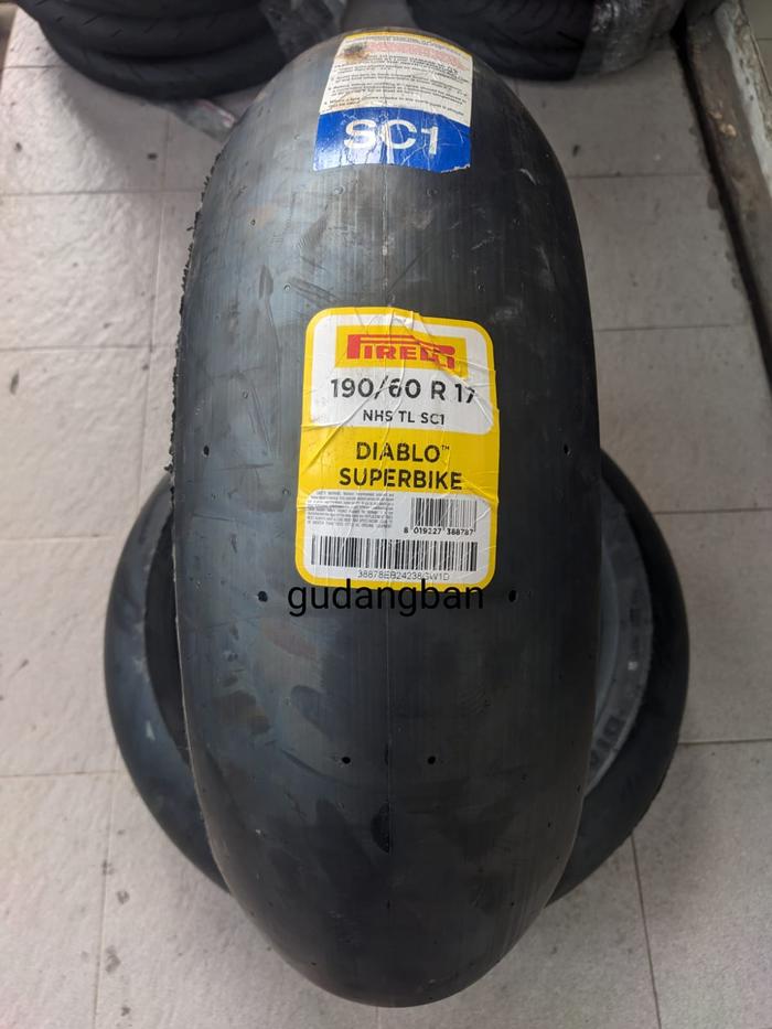 Jual PIRELLI DIABLO SUPERBIKE 190 60 17 TL BAN MOTOR SLICK MOGE BALAP ...