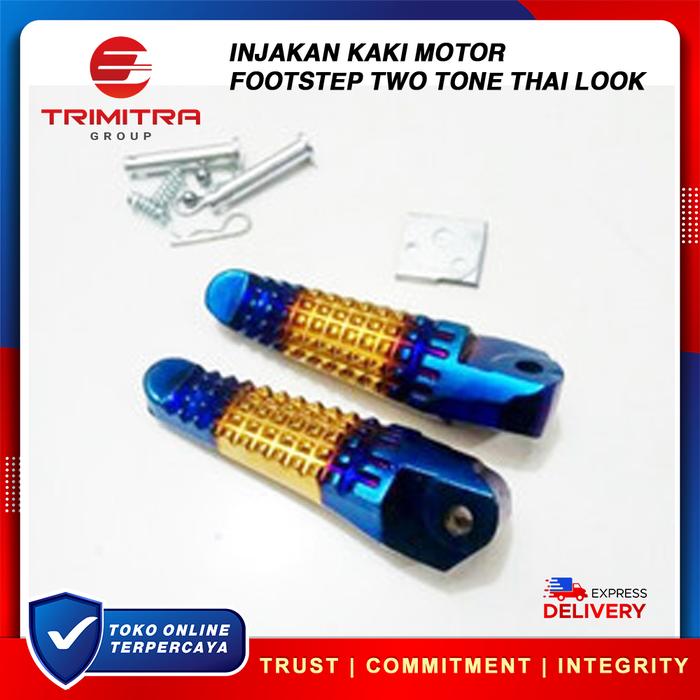 Promo Footstep Motor Thailook Rainbow Besi Solid Injakan Kaki SET ...