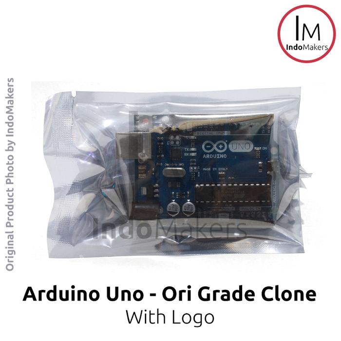 Jual Terbaru! Arduino Uno R3 Atmega328P Clone With Logo + Cable ...