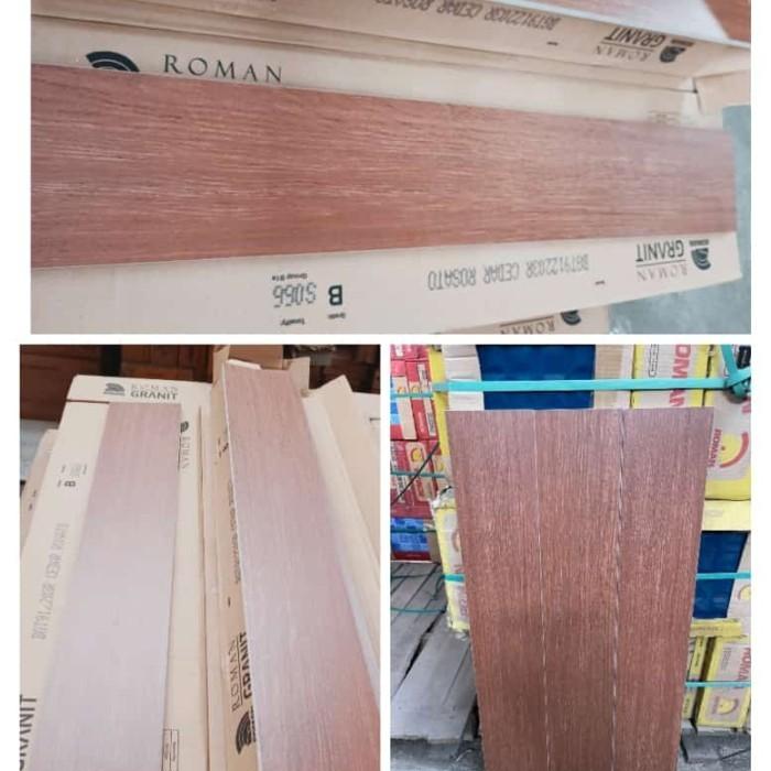 Jual Granit lantai roman motif kayu 15x90 series wood met list plint ...