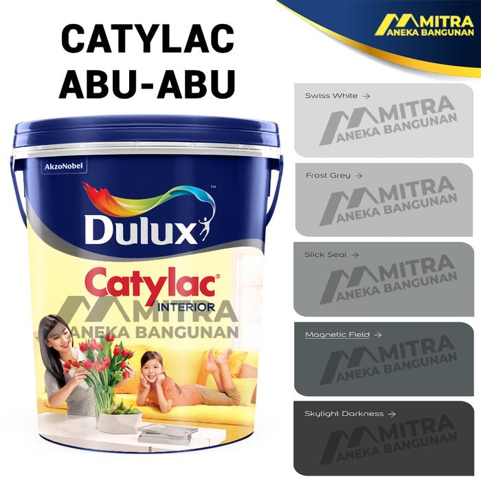 Jual CAT TEMBOK DULUX CATYLAC INTERIOR 5 KG BROKEN WHITE PUTIH ...