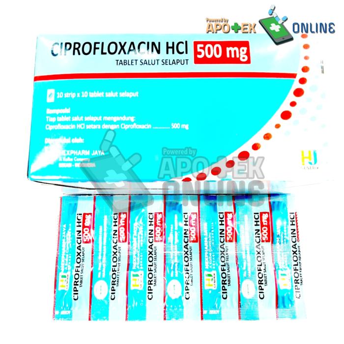 Jual CIPROFLOXACIN 500MG 1 STRIP 10 TABLET (GEN) - Kota Banjarmasin ...