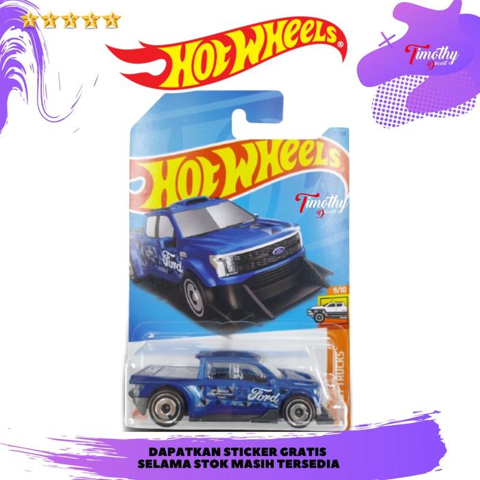 Jual Hot Wheels Ford F150 Lightning Custom Biru Pickup Original - Kota ...