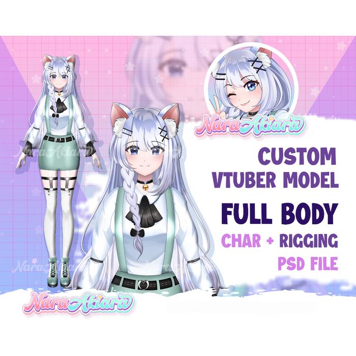 Jual Premium !! Jasa Bikin Karakter Anime Vtuber Live2d Model -1 ...