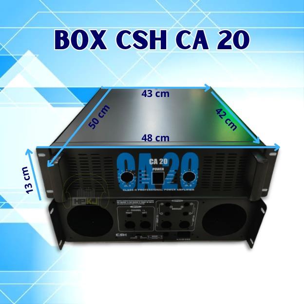 Jual BOX POWER CA 20 CSH Box Ca20 2CH 2 CH AMPLIFIER + KNOP Merk CSH ...